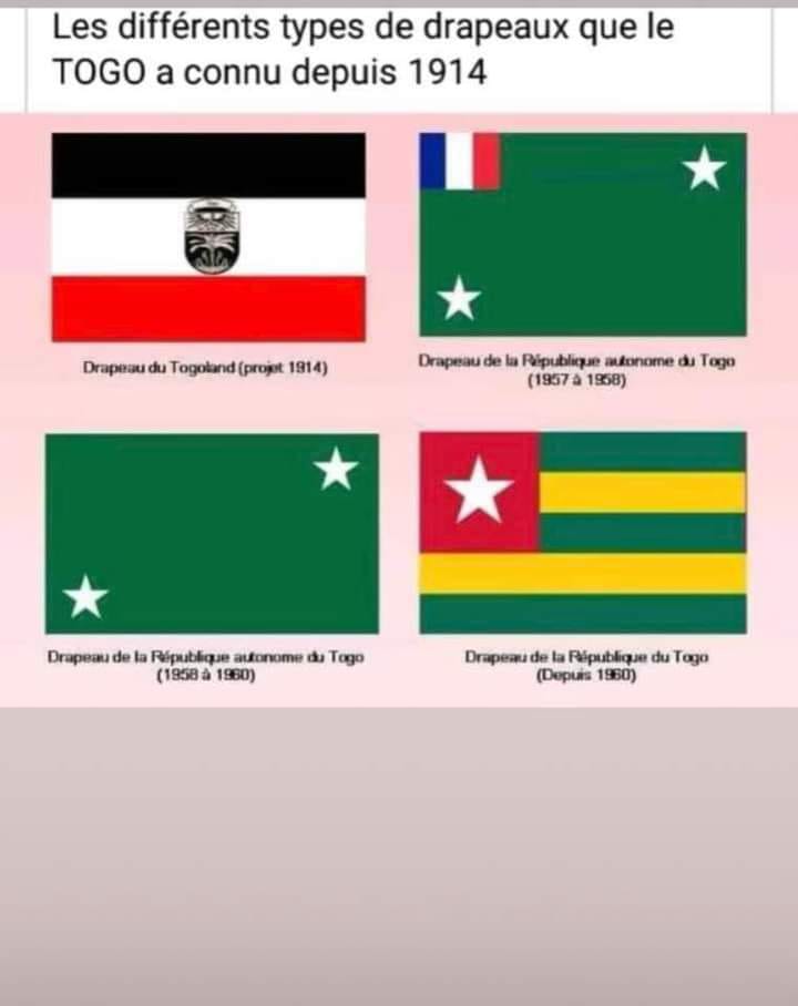 Idée : le drapeau de la République autonome du Togo avec celui de ...