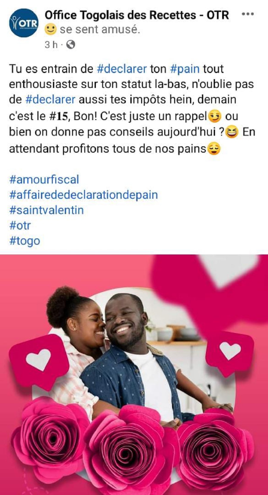 L'OTR charge les contribuables : "Tu es en train de déclarer ton pain ...