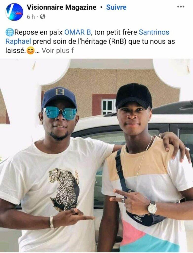 Omar B : les Togolais pleurent la triste disparition de l'artiste (photos) - YOP L-FRII