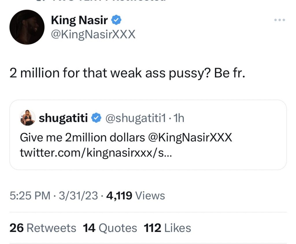 Match King Nasir et Shugatiti : Grosse déception (photo)