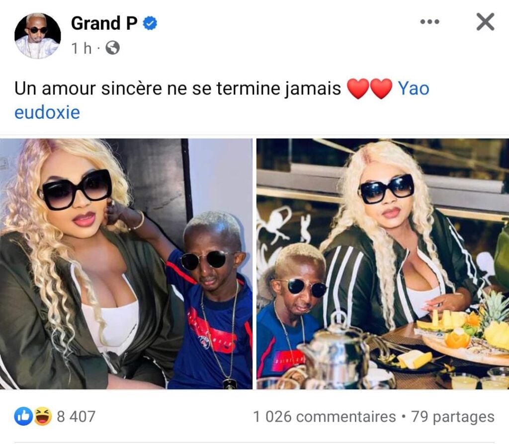 Grand P et Eudoxie Yao : les deux stars cassent internet avec cette ...