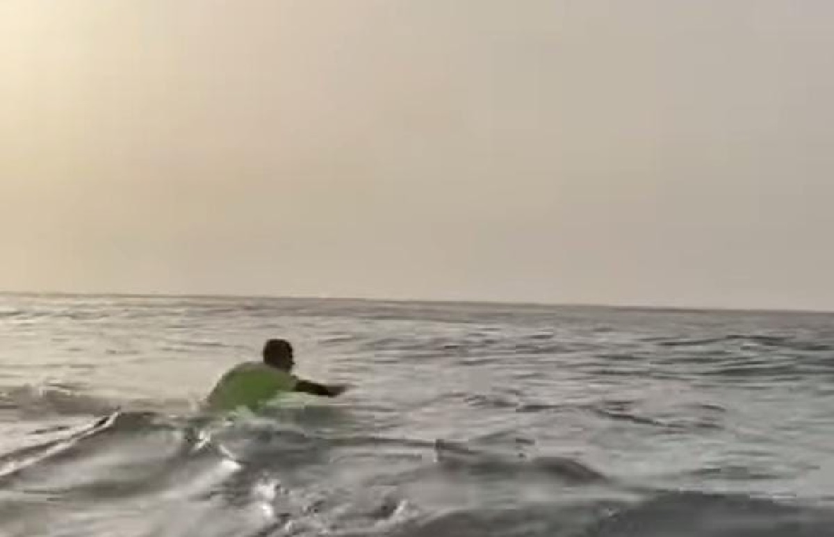 Incroyable : il nage jusqu'à des dizaines de mètres dans l'océan pour ...