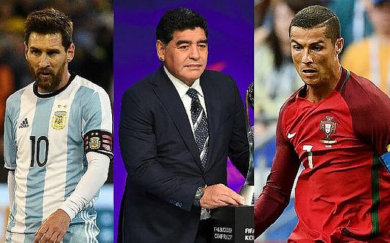 Diego Maradona aurait désigné le Goat entre Lionel Messi et Cristiano Ronaldo : "Le plus fort, c ...
