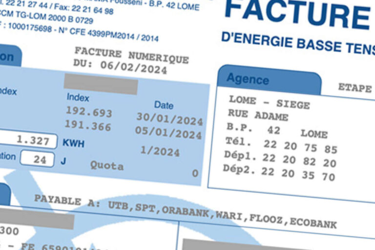 Togo / Augmentation des prix de l'électricité : voici les nouveaux tarifs - YOP L-FRII