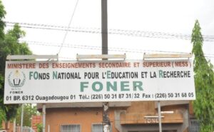 Burkina-Faso / FONER : Important communiqué à l'endroit des étudiants ...