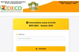 Côte d'Ivoire / BEPC 2026 : les convocations aux épreuves orales et ...